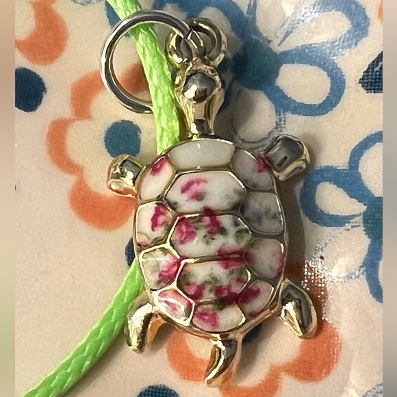 Hand Crafted | Jewelry | Cloisonn Tiny Tortoise Necklace | Poshmark